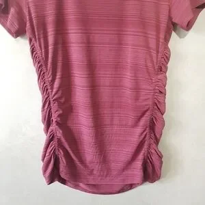 Eddie Bauer | Tops | Eddie Bauer Free Dry Short Sleeved Ruched Tshirt ...